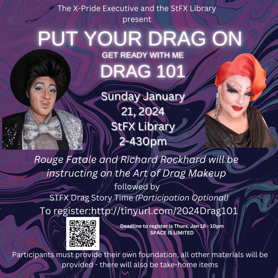 Drag 101: Get Ready with Me Tutorial in the Library! | St. Francis ...